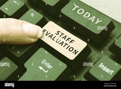 Conceptual Display Staff Evaluation Concept Meaning Clarifies The Direction The Organisation
