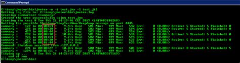 Jmeter Cmd Does Not Show Active Users Stack Overflow