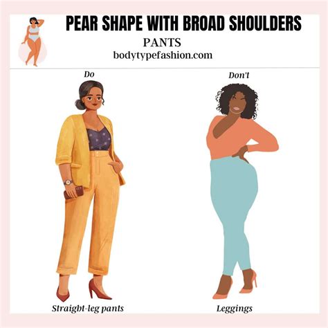 Pear Shape With Broad Shoulders Fashion For Your Body Type