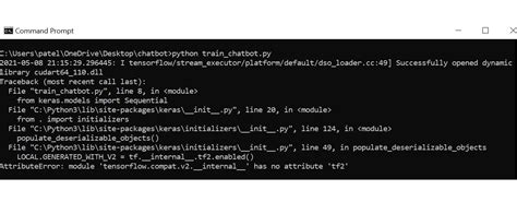 Tensorflow2 0 Attributeerror Module Pat V2 Internal Has No Attribute Tf2