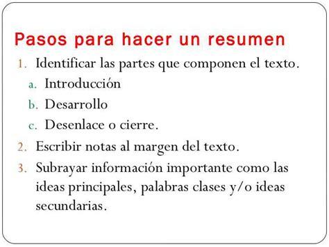 Partes Del Resumen