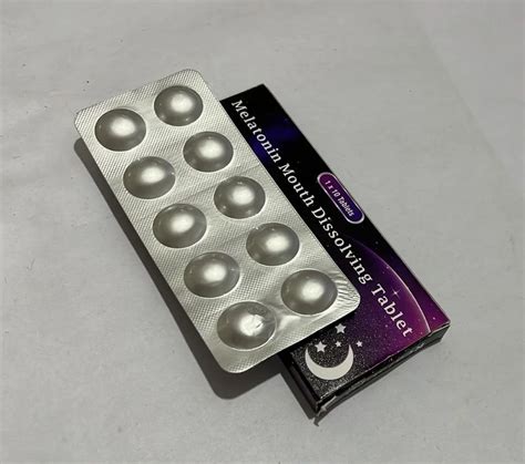 Melatonin Mouth Dissolving Tablets Packaging Type Box 3 Mg At Rs 63 Box In Kheda