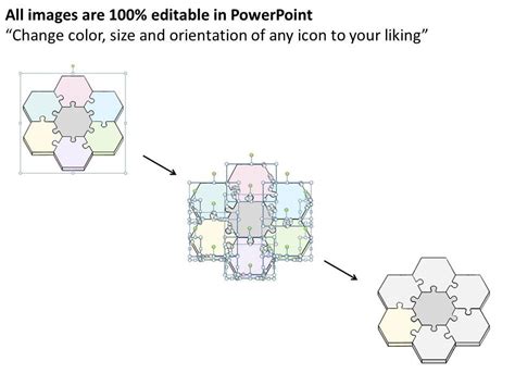 Business Ppt Diagram Circular Series Of Six Steps Powerpoint Template PowerPoint Slide