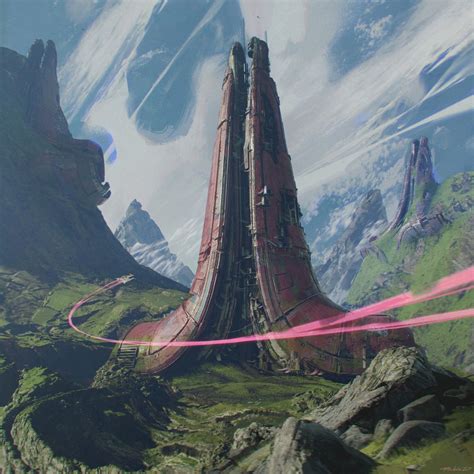 Pablo Dominguez Sci Fi Fantasy Fantasy Landscape Environment