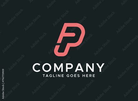 Elevate Your Brand Identity With Our FP Letter Minimal Logo Design Template This Logo Used For