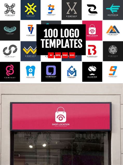 Logo Templates Professional Logo Logo For Your Brand Etsy Unique
