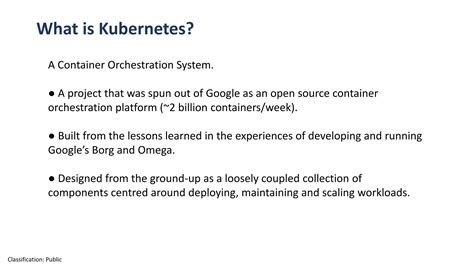 Container Orchestration Using Kubernetes Pptx