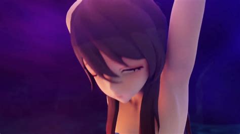 Ху Тао с Геншин Инпакт развлекается со слаймом Hu Tao With Genshin