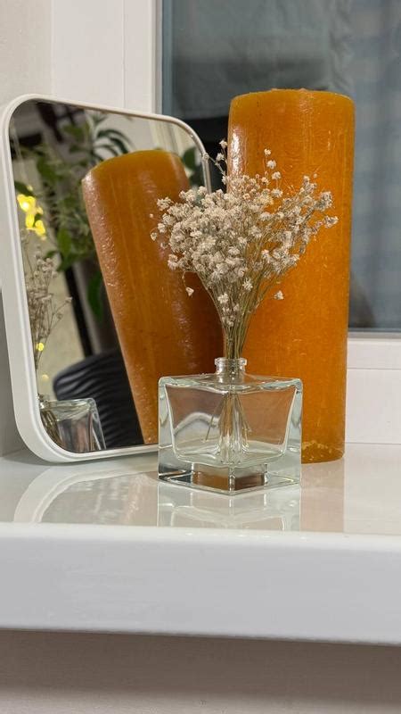 Міні ваза скляна квадратна — ціна 100 грн у каталозі Вази Купити товари для дому та побуту за