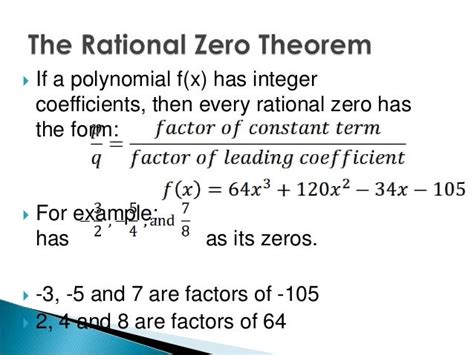 6 6 Finding Rational Zeros