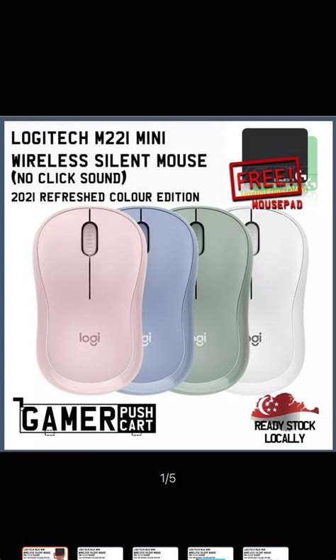 Logitech Wireless Silent Mouse Green Tv Home Appliances Electrical Adaptors Sockets On