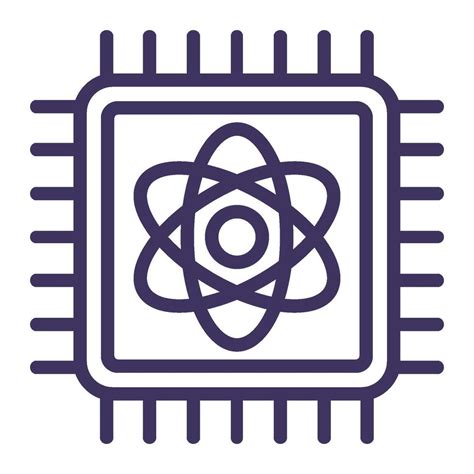 Quantum Computing Icon Element For Design 53782368 Vector Art At Vecteezy