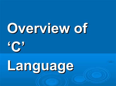 C Programming Unit 1 Pptx