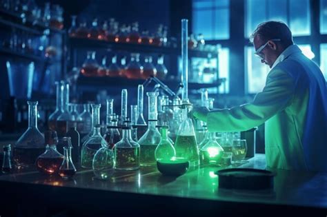 Premium Photo A Scientist Conducting Experiments In A Generative Ai
