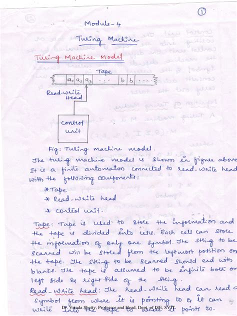 Turing Machine Notes Pdf