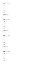 Quiz4 Pdf What Is 1 7 1 3 2 8 3 16 4 8 Answer 2 What Is 8 4 1 19 2 12 3 15 4 6