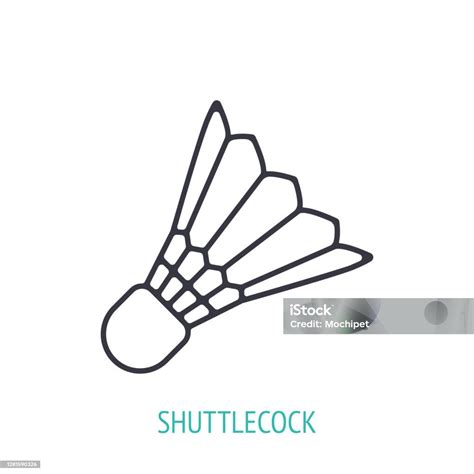 새 깃털 윤곽 아이콘에서 배드민턴 셔틀 콕 벡터 그림입니다 스포츠 장비 0명에 대한 스톡 벡터 아트 및 기타 이미지 0명 개인 장식품 검은색 Istock