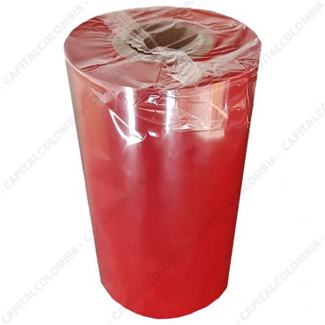 Rollo Cera Roja De 110mmx300mts Para Impresoras Etiquetas Capital