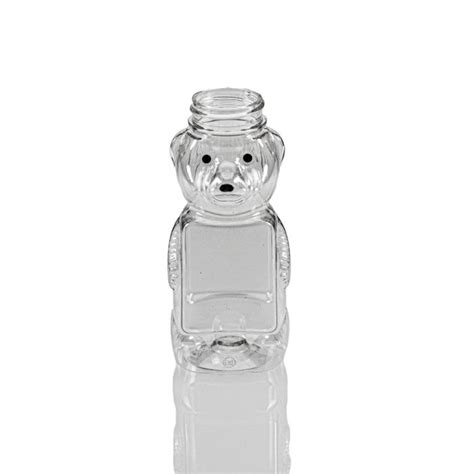 12 Oz Plastic Honey Bear Bottle With Two Sided Label Panel 38 400