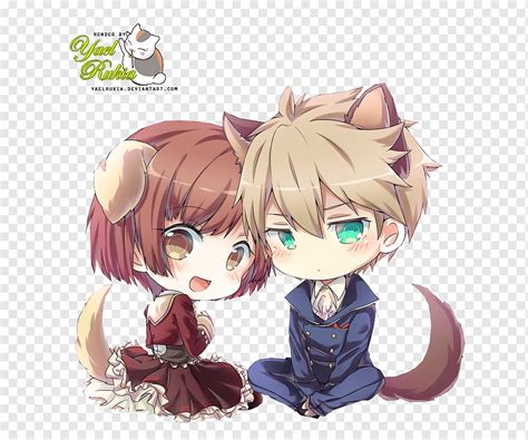 Cute Chibi Anime Couples Drawings