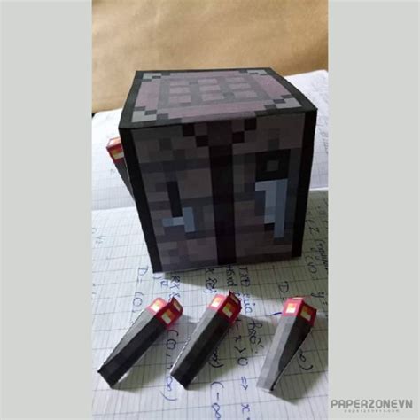 Minecraft Crafting Table Papercraft