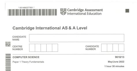 9618 cie cs paper 13 r alevel