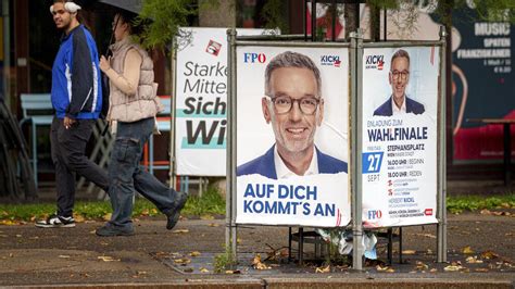 Austria Holds Tight Election With Far Right Bidding For Historic Win