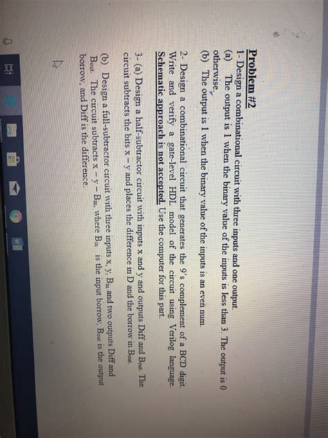 Solved Problem 2 1 Design A Combinational Circuit With