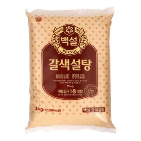 갈색설탕 3kg백설 배민스토어