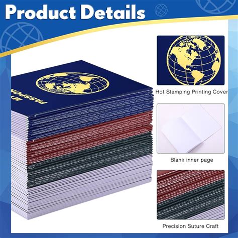 Blank Passport Book