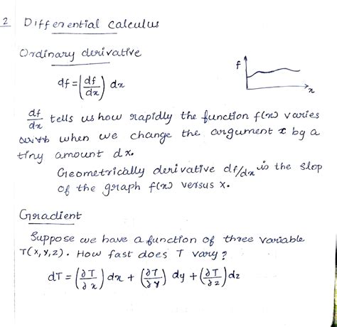 Differential Calculus Gradientdel Operator Divergencecurl 2 Diff
