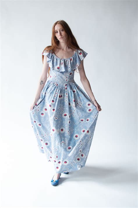 1940s Dandelion Print Sundress Female Hysteria Vintage