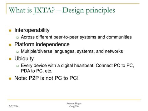 Ppt Project Jxta 20 Super Peer Virtual Network Powerpoint