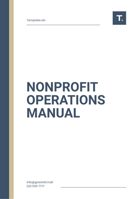 Free Operations Manual Templates To Edit Online And Print