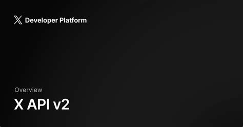 x api v2 x