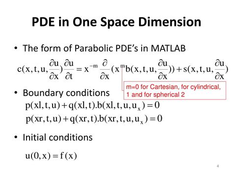 Ppt Chee 412 Partial Differential Equations In Matlab Powerpoint