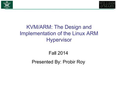 5 Kvm Arm Ppt