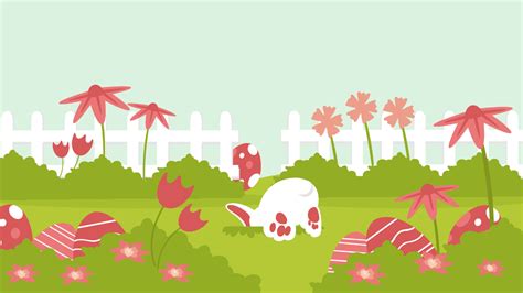 Free Easter Garden Background Template To Edit Online