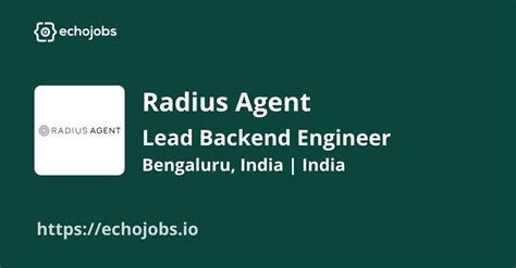 Radius Agent Is Hiring Lead Backend Engineer Bengaluru India India Postgresql Java Go Python