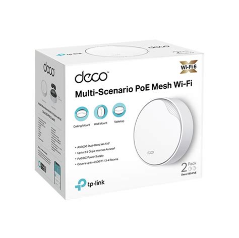 TP Link AX3000 Whole Home Mesh WiFi 6 System With PoE Startech Store