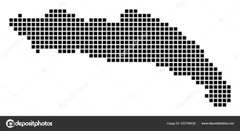 Anegada Map Map Of Anegada In Dotted Style Borders Of The Island Filled