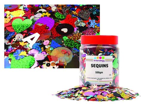 Assorted Sequins Bulk Tub 500g Forward Products