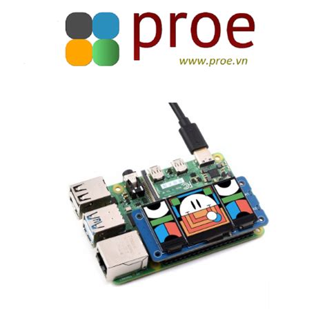 Triple Lcd Hat For Raspberry Pi Onboard 13inch Ips Lcd Main Screen