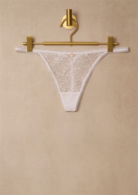 Alice String White Knickerbox