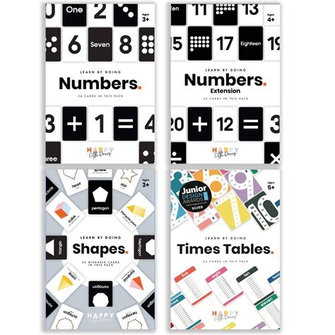 Maths Flashcard Bundle By Happy Little Doers Math Bundle Flashcards School Bundles