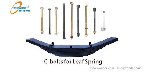 Oem Different Types Of C Bolt Center Bolt For Suspension Leaf Spring