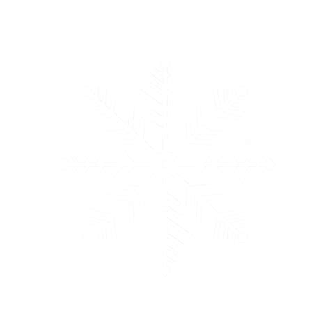 White Snowflake Border Png Snowflake Clip Art At Vector