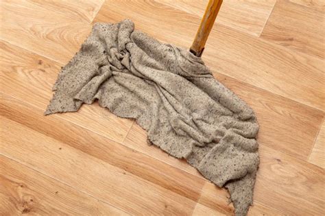 House Cleaning With The Mop Stock Photo Image Of Broom Household