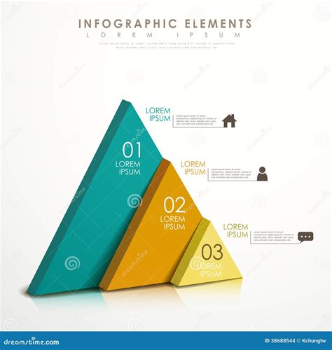 Infographic Triangle And Circle Diagram 12 Steps Template For Business Presentation Vector