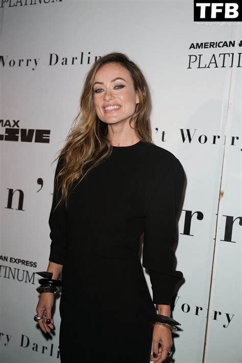 Olivia Wilde Wears A Sexy Black Dress As She Heads To The Dont Worry